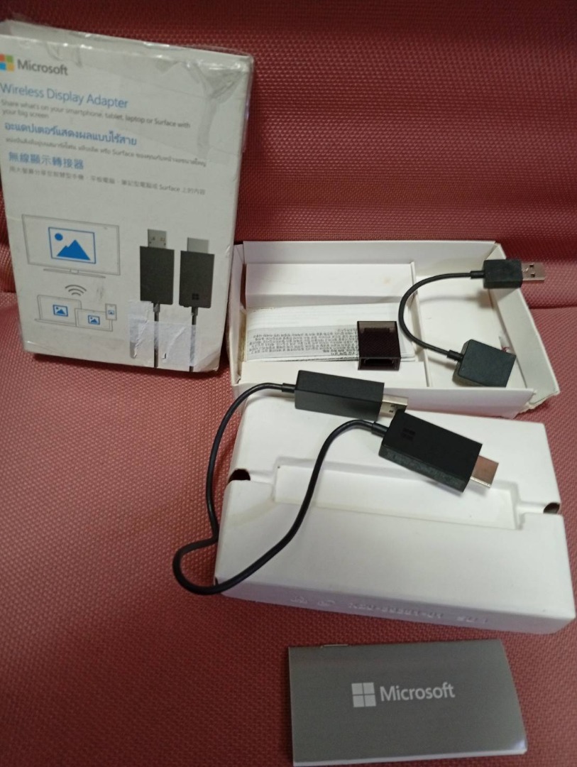 微軟microsoft 無線顯示轉接器 型號 model1733 正常良品拍室, 電視及其他電器 , 電視及其他電器 , 電視組件及配件在旋轉拍賣