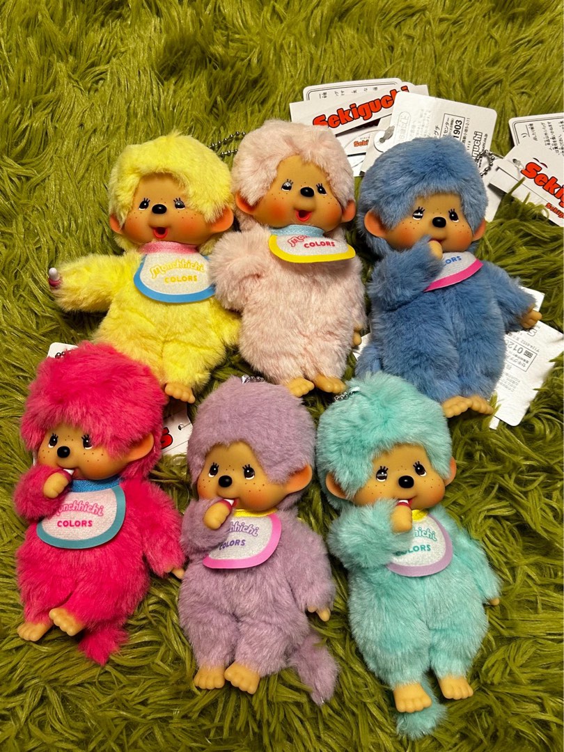 Monchhichi Colours Keychain (Monchichi Original Sekiguchi), Hobbies ...