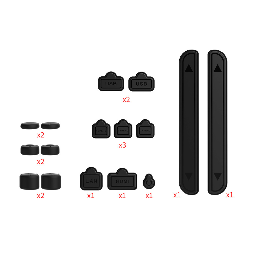 New! DOBE Nintendo Switch 2 Silicone Anti Dust Plugs Thumbstick Caps 16 ...