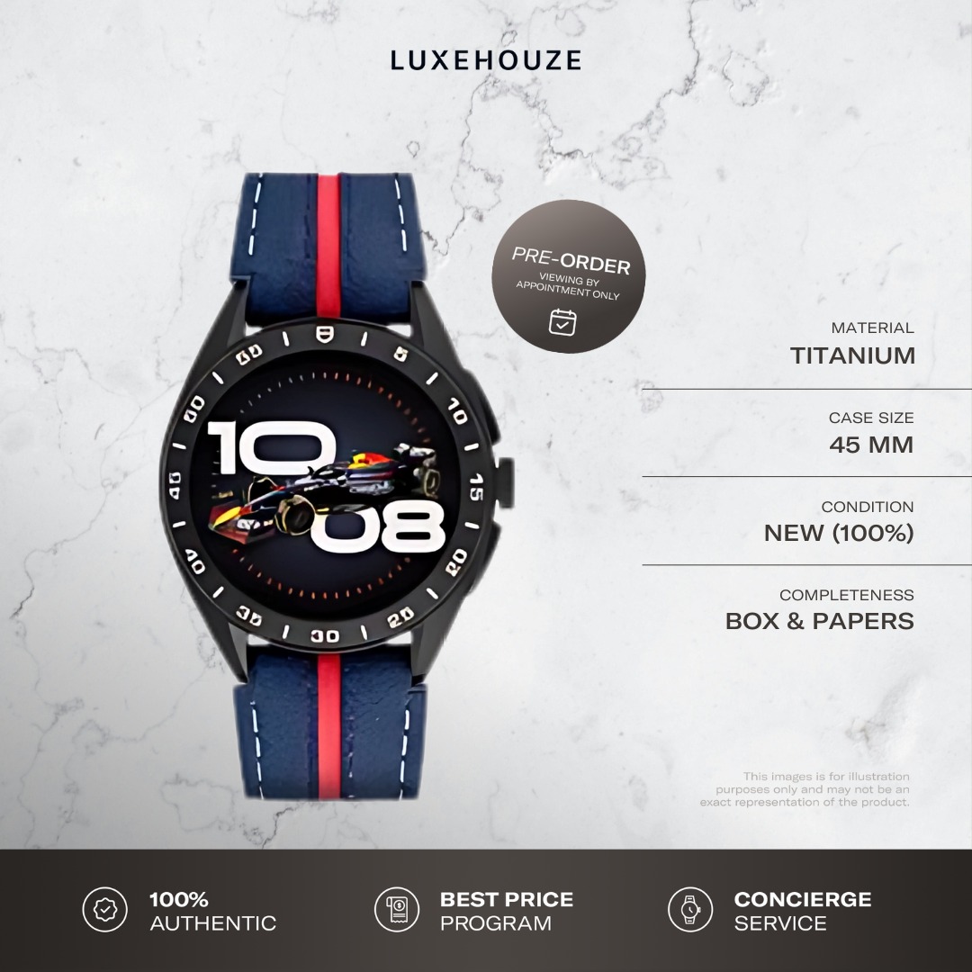 New Tag Heuer Connected Calibre E4 x Oracle Red Bull Racing Edition ...