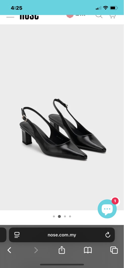 NOSE Sculpture Slingback heels, Women's Fashion, Footwear, Heels on ...