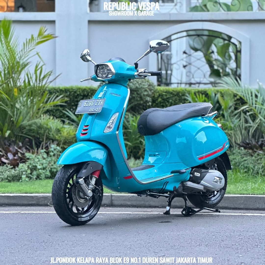 PIAGGIO VESPA SPRINT S 150 IGET ABS LED Tahun 2022 WARNA BLUE AUDACE ...