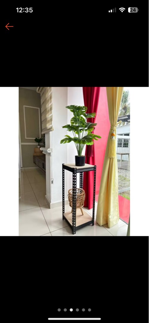 Plant Rak / Rak Pokok (price for set of 3), Furniture & Home Living ...