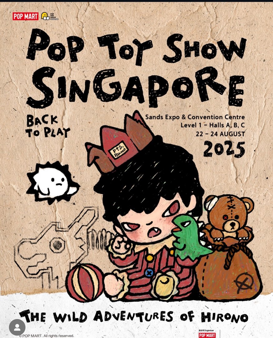 Poptoy show PTS Singapore 2025 Premium Ticket, Tickets & Vouchers, Event Tickets on Carousell