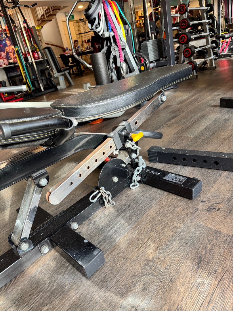 Powertec Adjustable Weight Bench, Sports Equipment, Exercise & Fitness ...