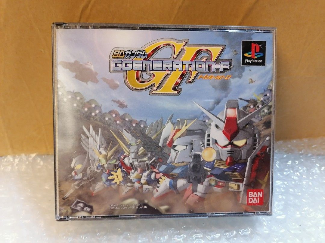 PS1 SD Gundam GGeneration 高達 鋼彈 機動戰 GF 4光碟冇花, 預購 - Carousell