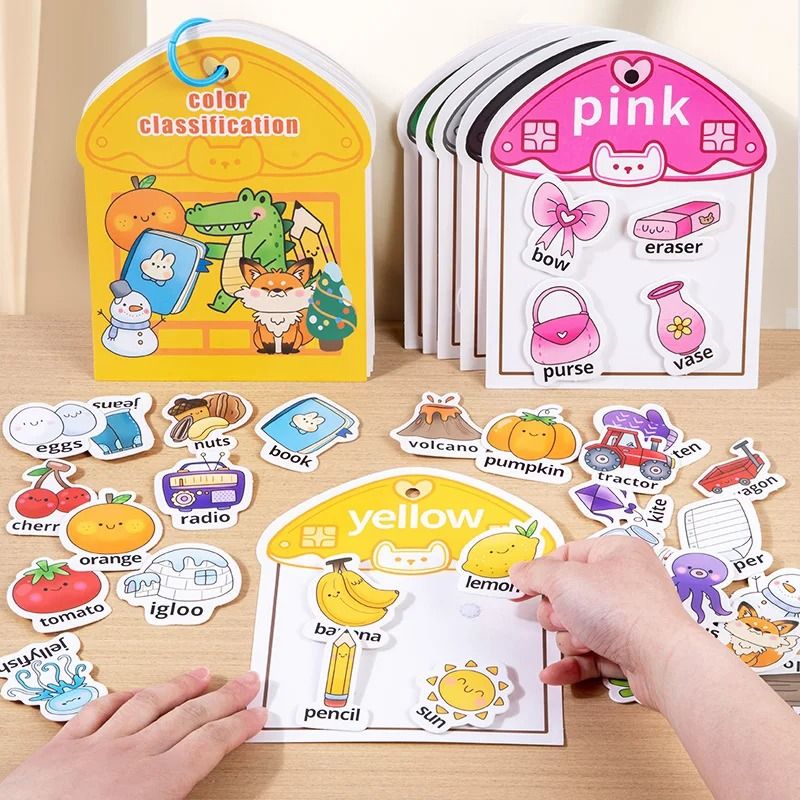 Quiet Book for Babies Educational Toy Early Learning Color Recognition ...