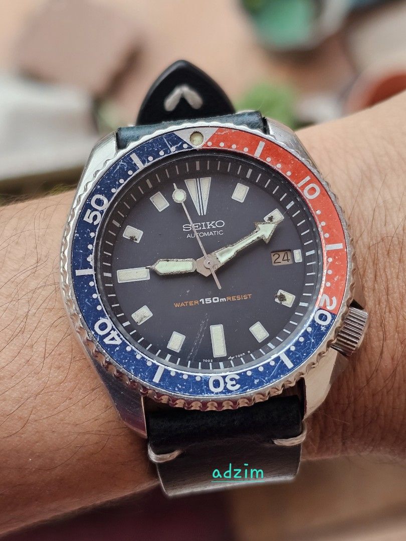 Seiko Diver Automatic Pepsi, Luxury, Watches on Carousell