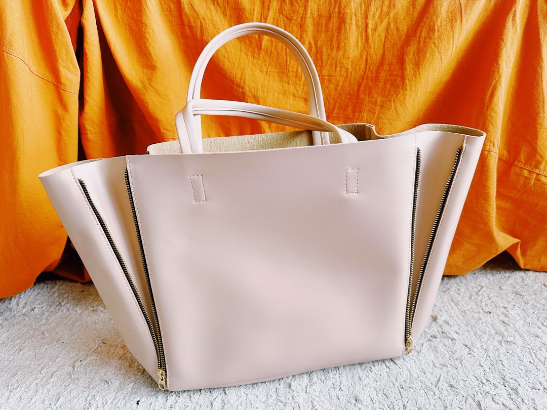 Shiq Jane Mini Tote (Bone), Women's Fashion, Bags & Wallets, Tote Bags ...