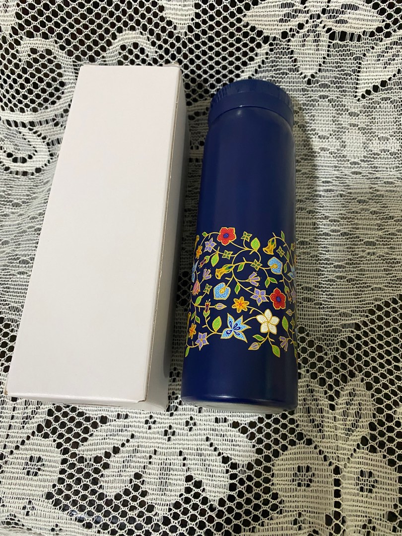 SIA BATIK Floral Design Thermal Flask, Furniture & Home Living ...