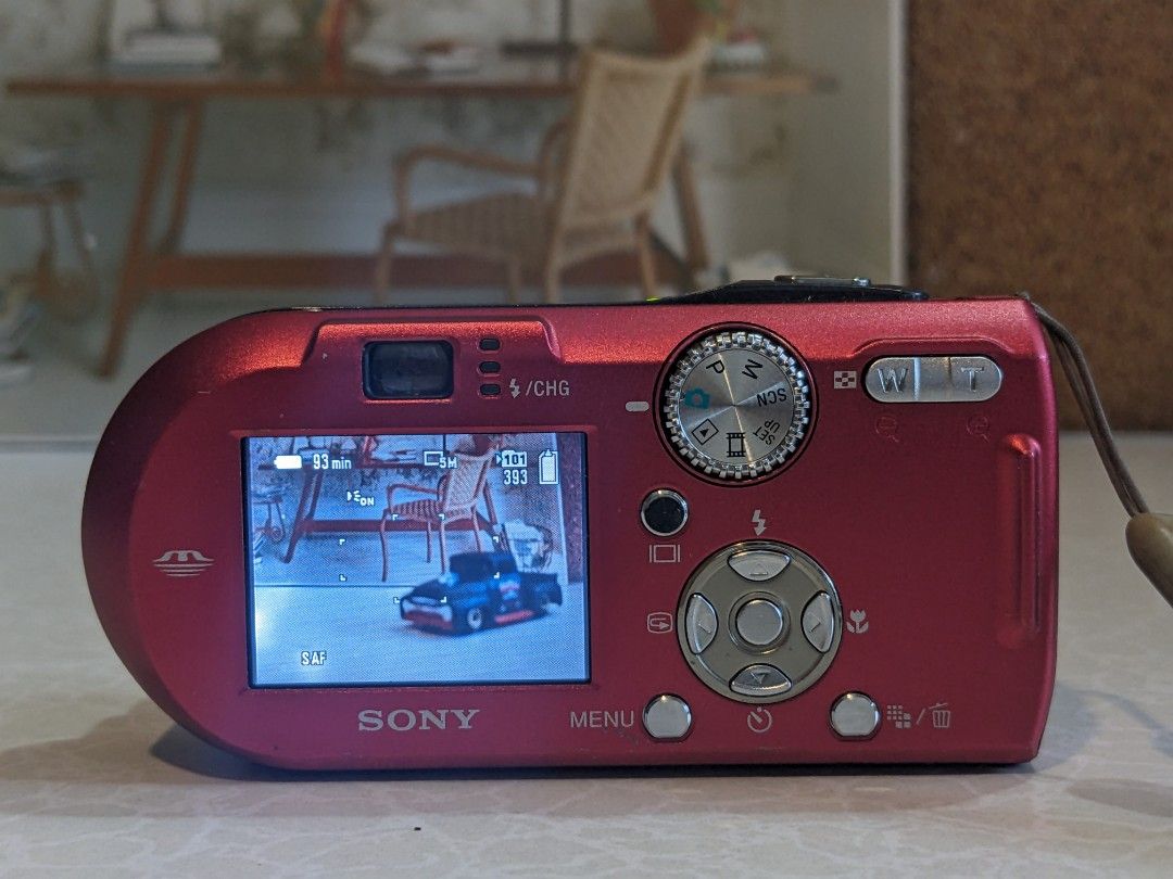 Sony Cyber-shot DSC-P100 RED 5.1 M.P CCD 3x Optical Zoom, Photography ...