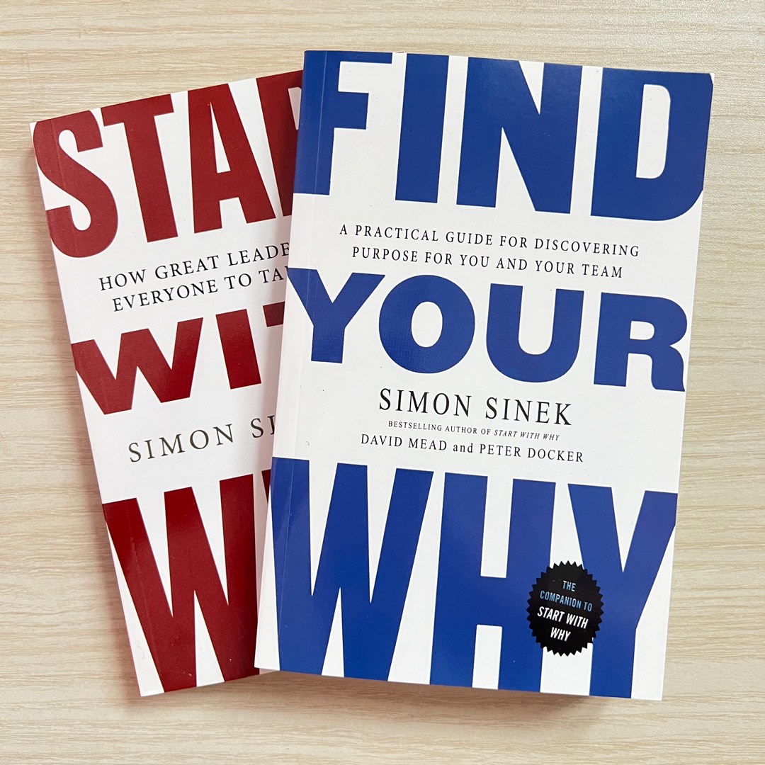 Start With Why / Find Your Why by Simon Sinek English Book, Hobbies ...