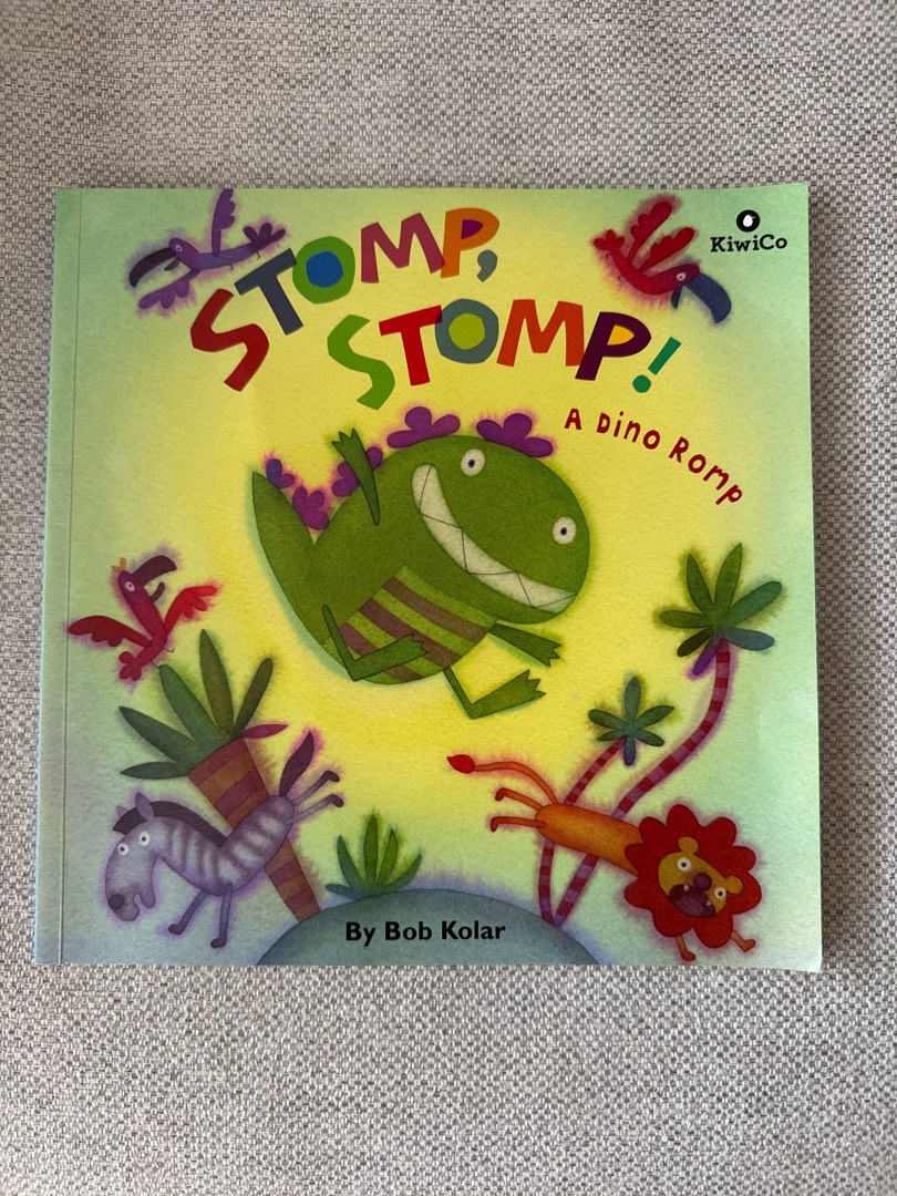 Stomp, Stomp! A Dino Romp Book, Hobbies & Toys, Books & Magazines ...