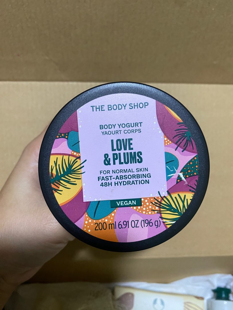 The Body Shop Love & Plums Body Yogurt, Beauty & Personal Care, Bath ...