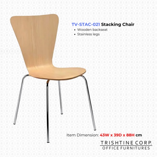 🌈TV-STAC-021 | Stackable Chair office furniture office partition ...