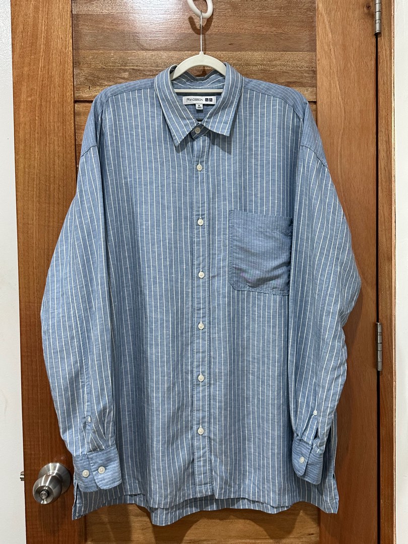Uniqlo JW Anderson Polo, Men's Fashion, Tops & Sets, Formal Shirts on ...