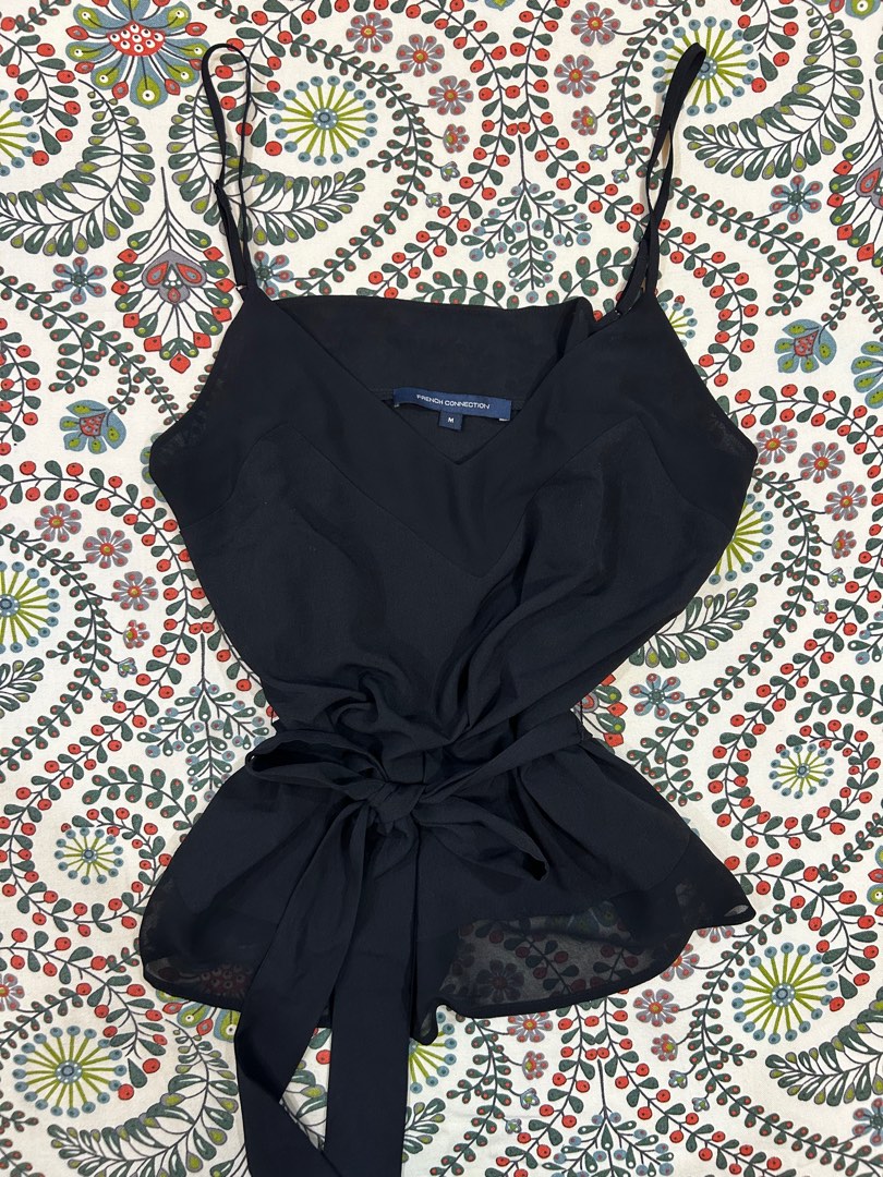 Vintage French Connection cami wrap top, Women's Fashion, Tops, Blouses ...
