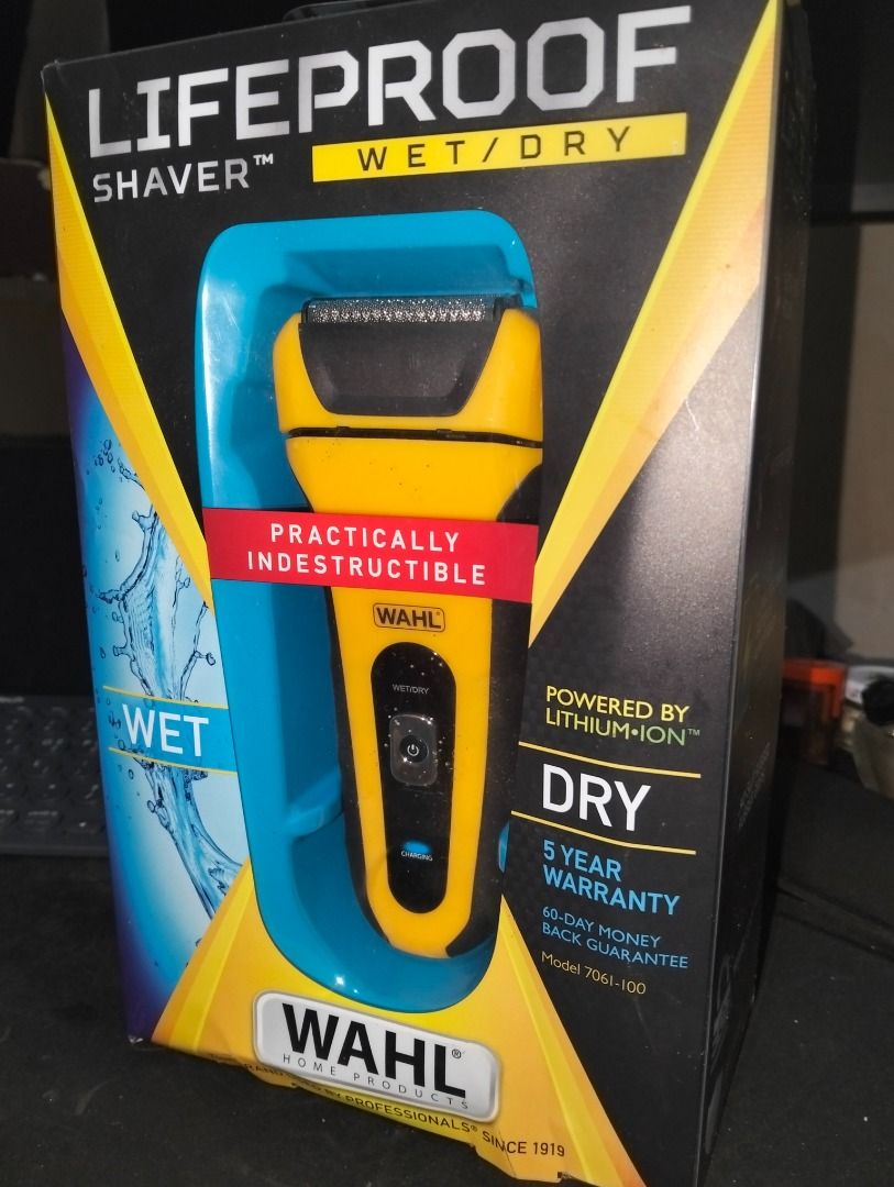 Wahl 7061-100 LifeProof Rechargeable WaterProof Wet/Dry Lithium-ion ...