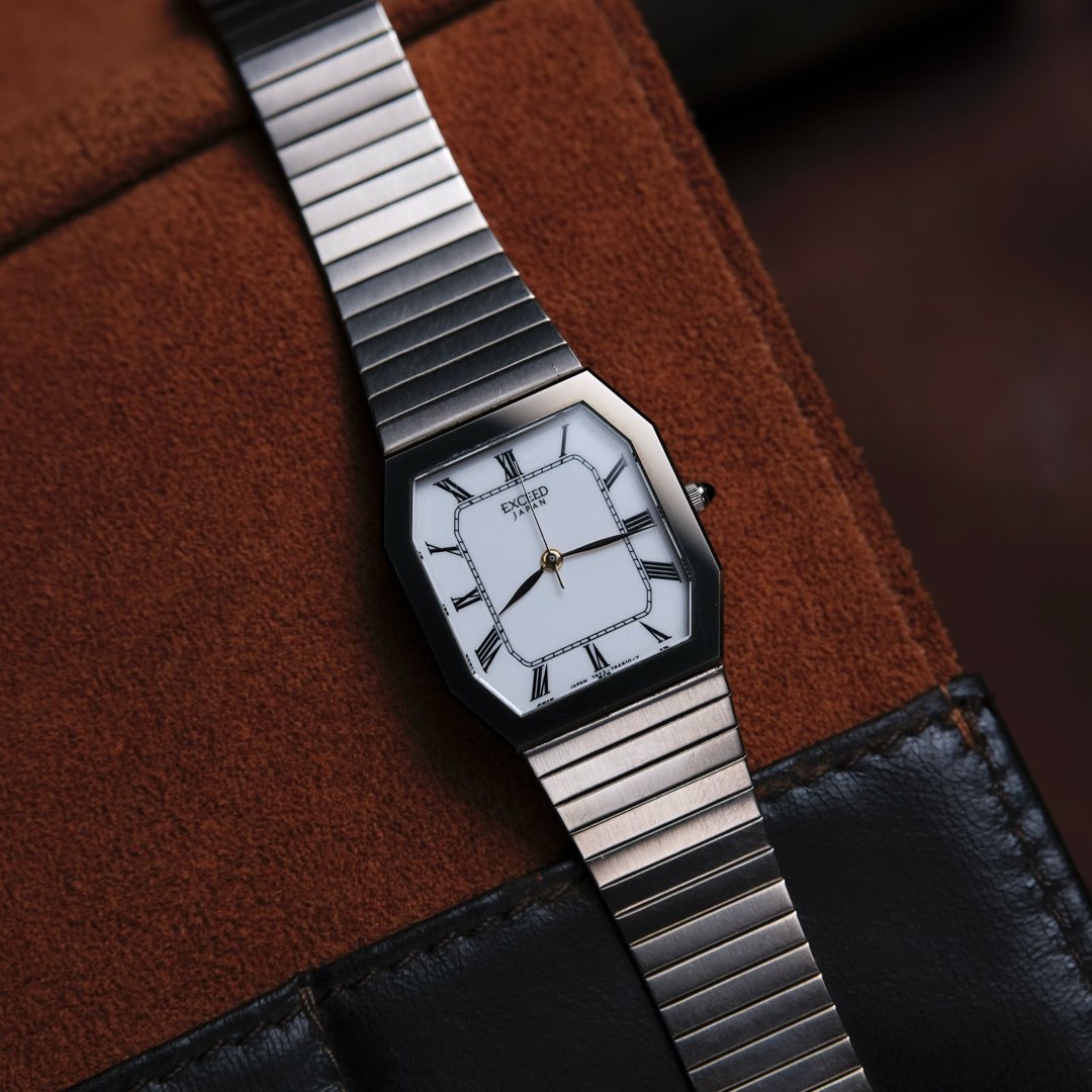 80s Citizen Exceed Roman Numerals Vintage Watch, Men's Fashion, Watches ...