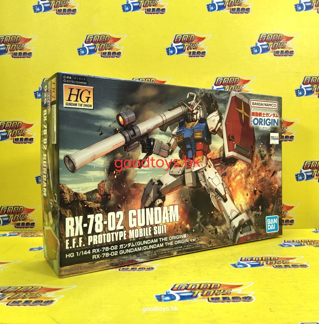 全新未砌 BANDAI HG GTO 026 1/144 GUNDAM THE ORIGIN RX-78-02 GUNDAM 高達模型 模型 ...