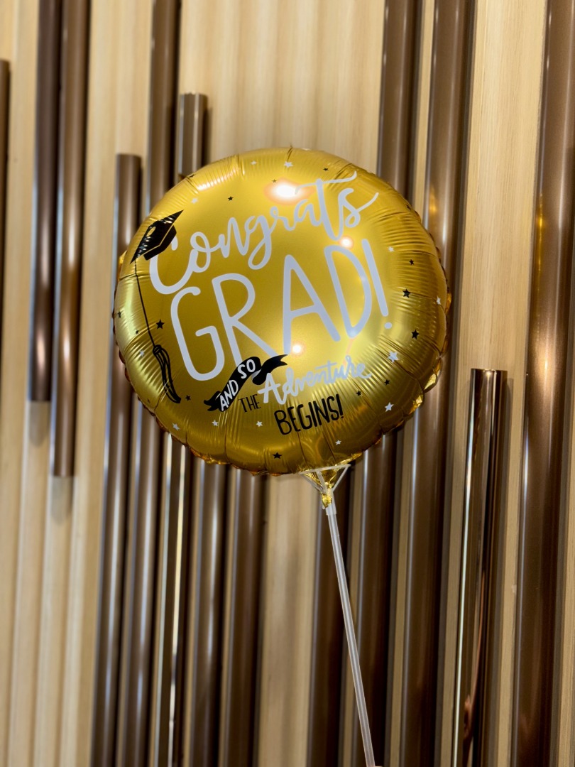 🎈 Congrats Grad! Gold Foil Balloon – Graduation Celebration Balloon 🎓 ...