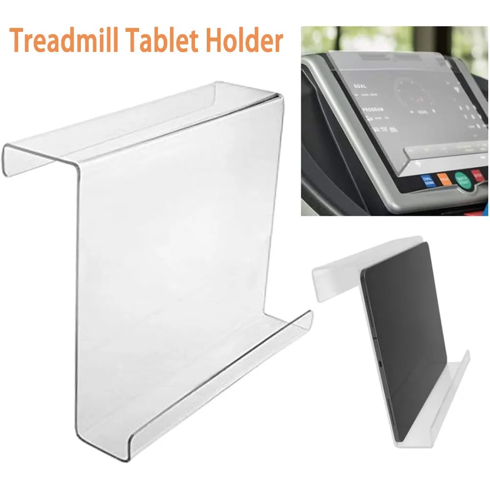 Acrylic Treadmill Tablet Holder Transparent Magazine Rack Portable ...