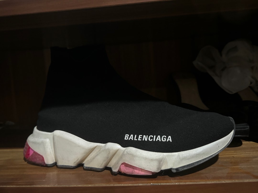 AUTHENTIC BALENCIAGA SPEEDTRAINER SHOES SEPATU BOOTS SOCKS SPEED ...
