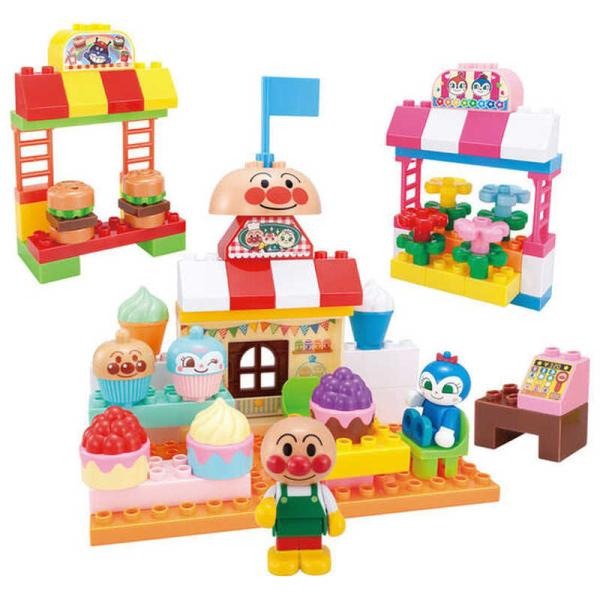 BANDAI Anpanman Blocks galore! Lots of fun! Anpanman and colorful shop ...