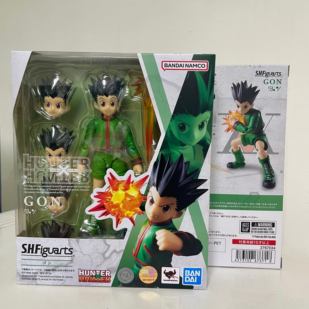 🔥全新現貨🔥Bandai SHF s.h.figuarts GON SHF HUNTER x HUNTER 小岡 全職獵人, 興趣及遊戲 ...