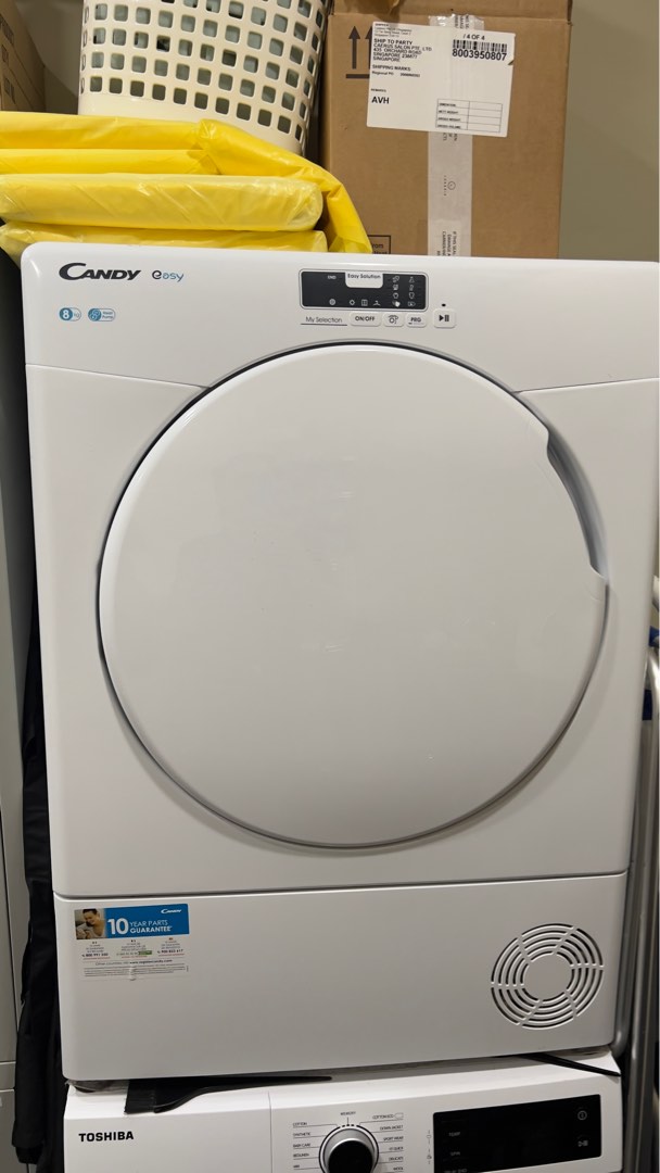 Candy Easy 8kg Heat Pump Dryer, TV & Home Appliances, Washing Machines ...