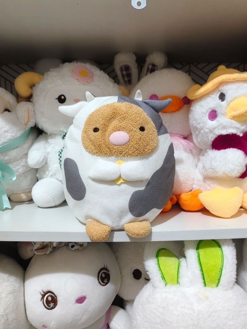 Cute Tonkatsu Cow ( Sumikko Gurashi San-X ) Plushie Stuff Toy, Hobbies ...