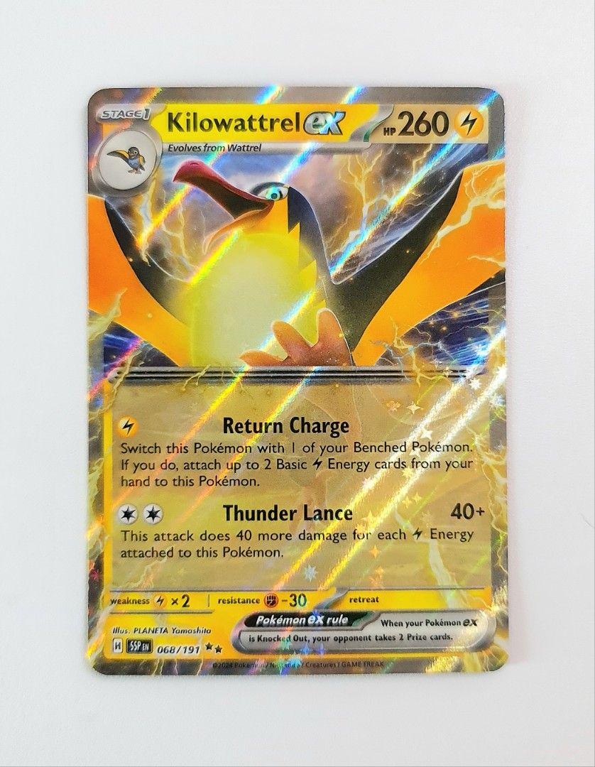 ENG 068/191 - Kilowattrel ex (Ultra Rare) include New Double Sleeve ...