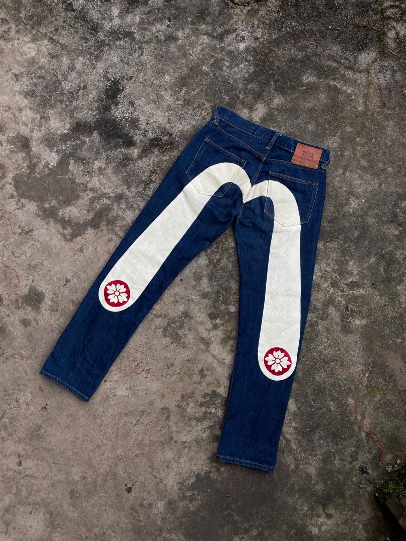 Evisu big logo not carhartt stussy dickies nike vintage , Fesyen Pria ...