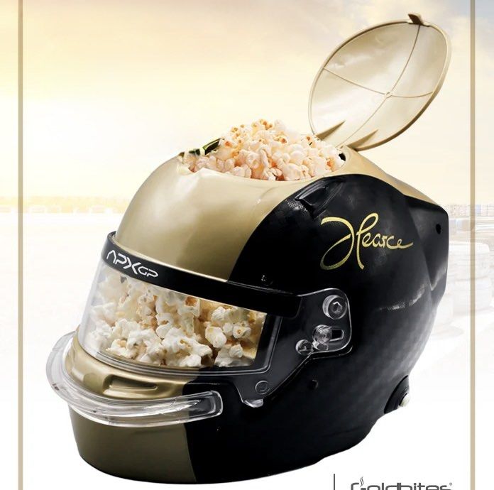 F1 the movie - limited-edition Sonny & Pearce helmet popcorn bucket ...
