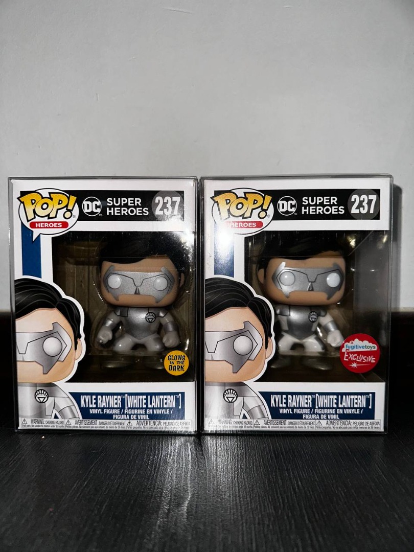 Funko Pop! White Lantern Kyle Rayner Fugitive Toys Exclusive | Glow in ...