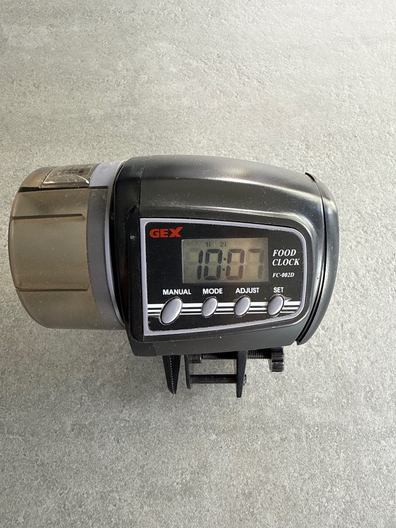 GEX Food Clock FC-002D Automatic Fish Feeder, Pet Supplies, Homes & Other Pet Accessories on ...