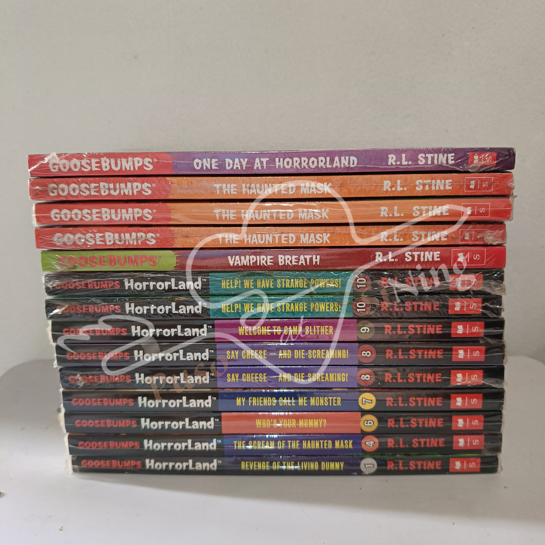 Goosebumps by R.L. Stine (Sealed/Resealed), Hobbies & Toys, Books ...
