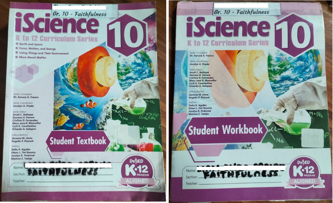 Grade 10: iScience K to 12 Curriculum Series Grade 10 - textbook and ...