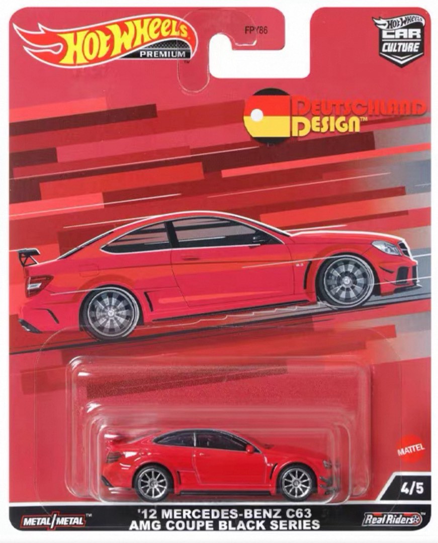 Hot Wheels '12 Mercedes-Benz C63 AMG Coupe Black Series, Hobbies & Toys ...