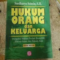Hukum Orang dan Keluarga - Soedharyo Soimin, Buku & Alat Tulis, Buku di Carousell