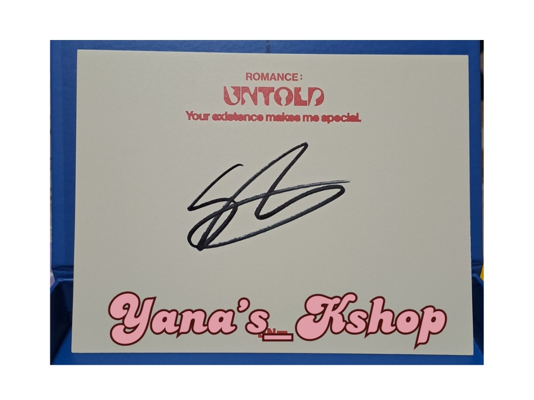 JAKE ROMANCE:UNTOLD SIGNED POSTCARD, Hobbies & Toys, Memorabilia ...