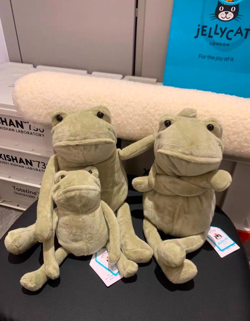 Jellycat Fergus the frog sad frog fun doll gift birthday gift doll ...