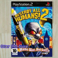 Kaset Game PS2 PS 2 Destroy All Humans 2, Desain & Kerajinan Tangan, Lainnya di Carousell