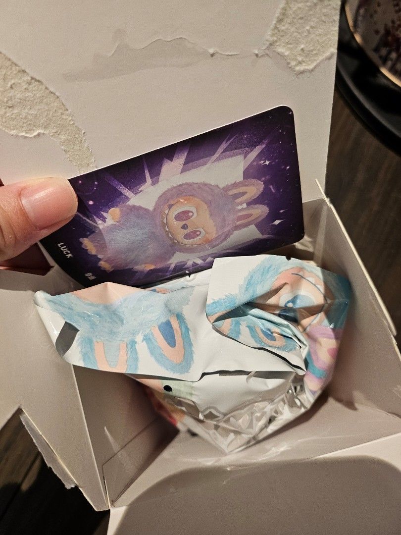 Labubu luck popmart, Hobbies & Toys, Toys & Games on Carousell