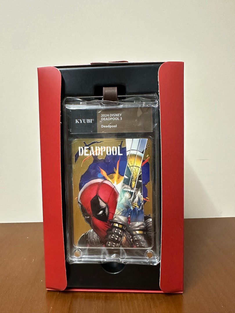Marvel Deadpool & Wolverine Kyubi Gold card Deadpool, 興趣及遊戲, 收藏品及紀念品 ...