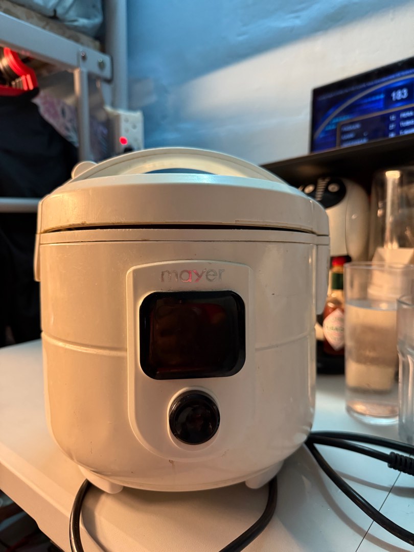 Mayer Rice Cooker - White, TV & Home Appliances, Kitchen Appliances ...