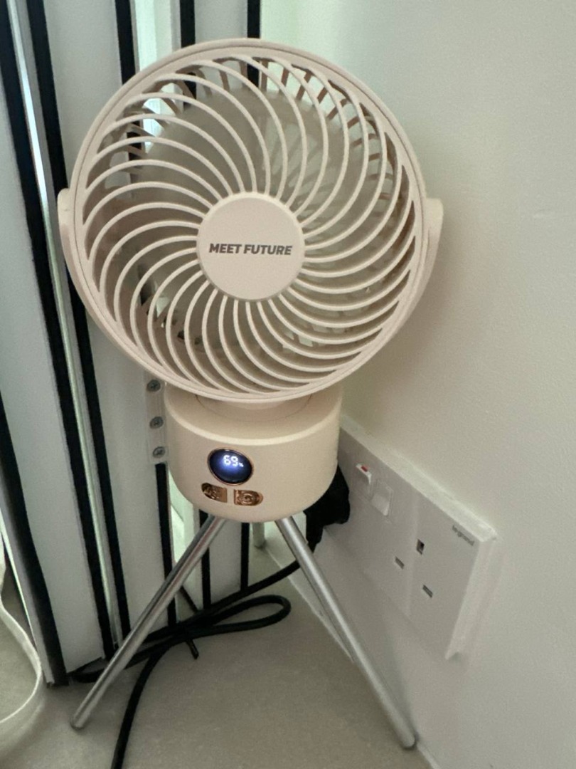 MEET FUTURE Portable Fan with LED Display and camping stand, Furniture ...