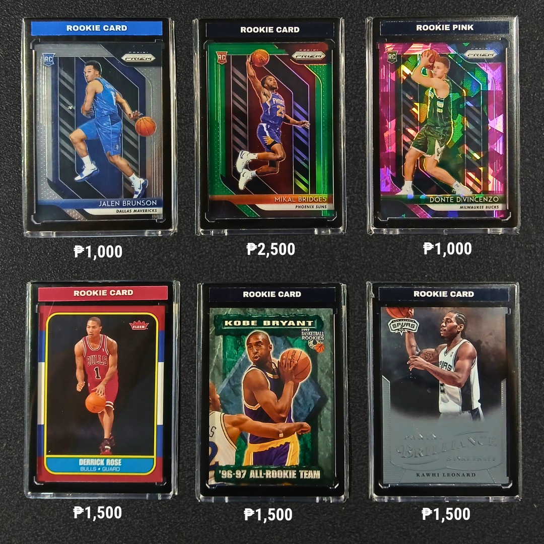 NBA Card Collection: Kobe Bryant, Derrick Rose, Kawhi Leonard, Jalen ...
