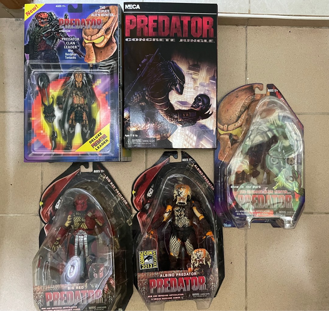 NECA SDCC Exclusive Albino Big Red Concrete Jungle Stalker Clan Leader ...