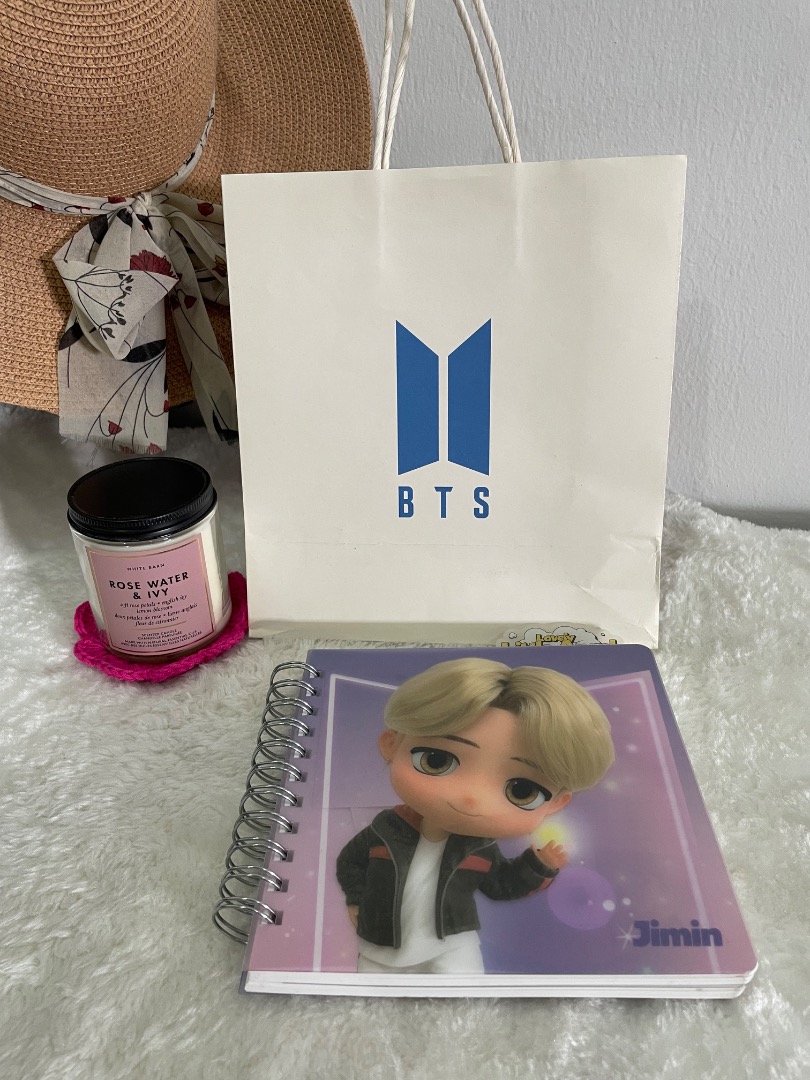 Notebook Jimin TinyTan, Hobbies & Toys, Stationery & Craft, Other Stationery & Craft on Carousell